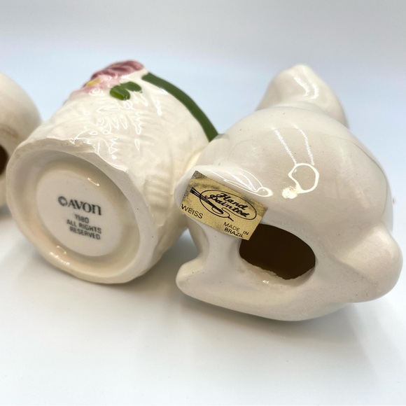 Avon | Accents | 2 Vintage Avon Bunny Bright Spring Cute White Rabbit ...